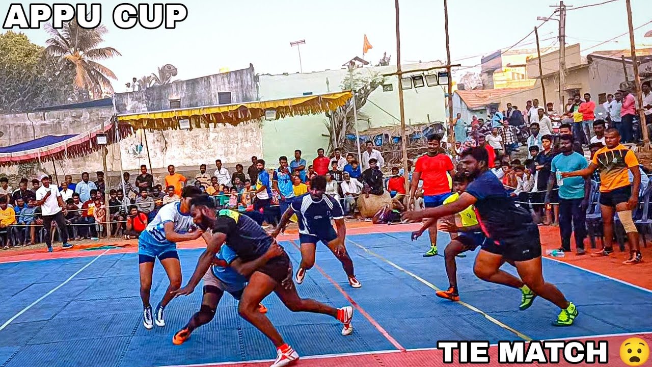 Ramanagara district team Vs 7 star thrilling draw match and defence ⚡ ...