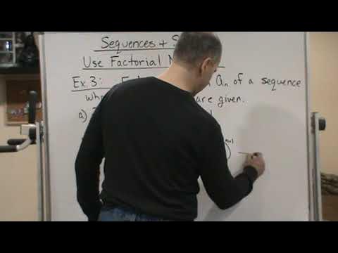 MTH122 College Algebra Sec 8 1 Sequences & Series Use Factorial Notation Ex3 - YouTube