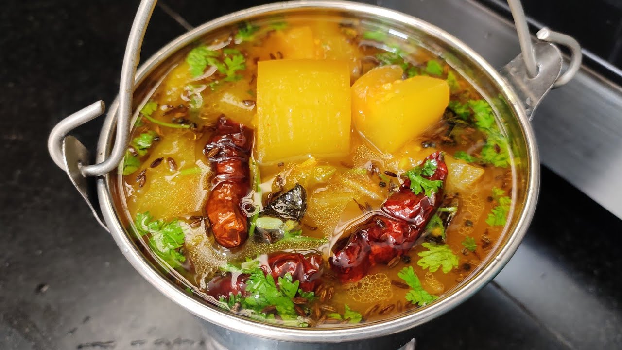 ఆంధ్ర స్టైల్ "ఆనపకాయ దప్పళం" || anapakaya dappalam recipe in Telugu ...