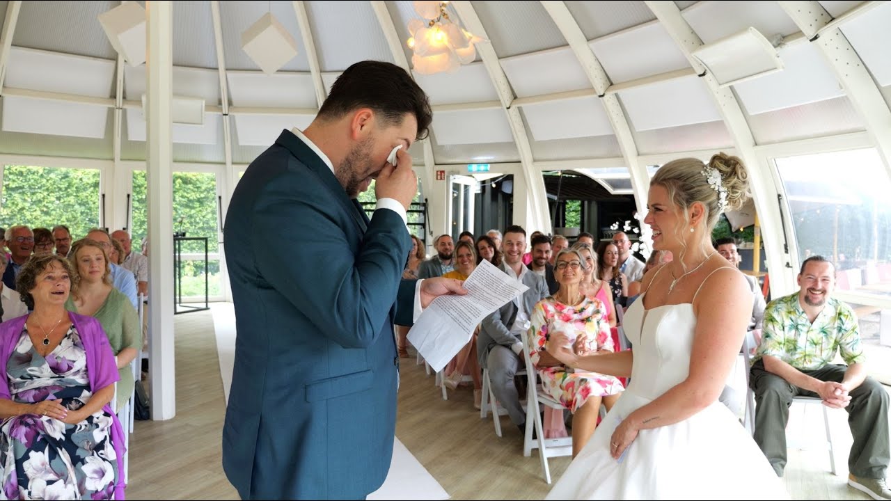 Trouwen bij Abel in Rhoon - augustus 2024 - YouTube