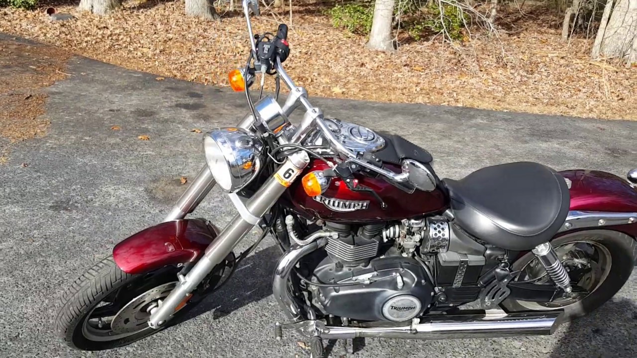 2007 Triumph Speedmaster - YouTube