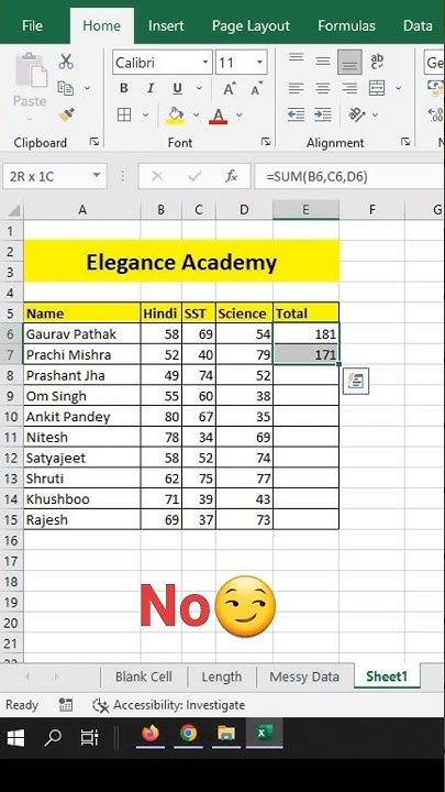 How to Sum data #sumformula #excel #exceltutorial #exceltips #shorts #youtubeshorts #ssc # ...
