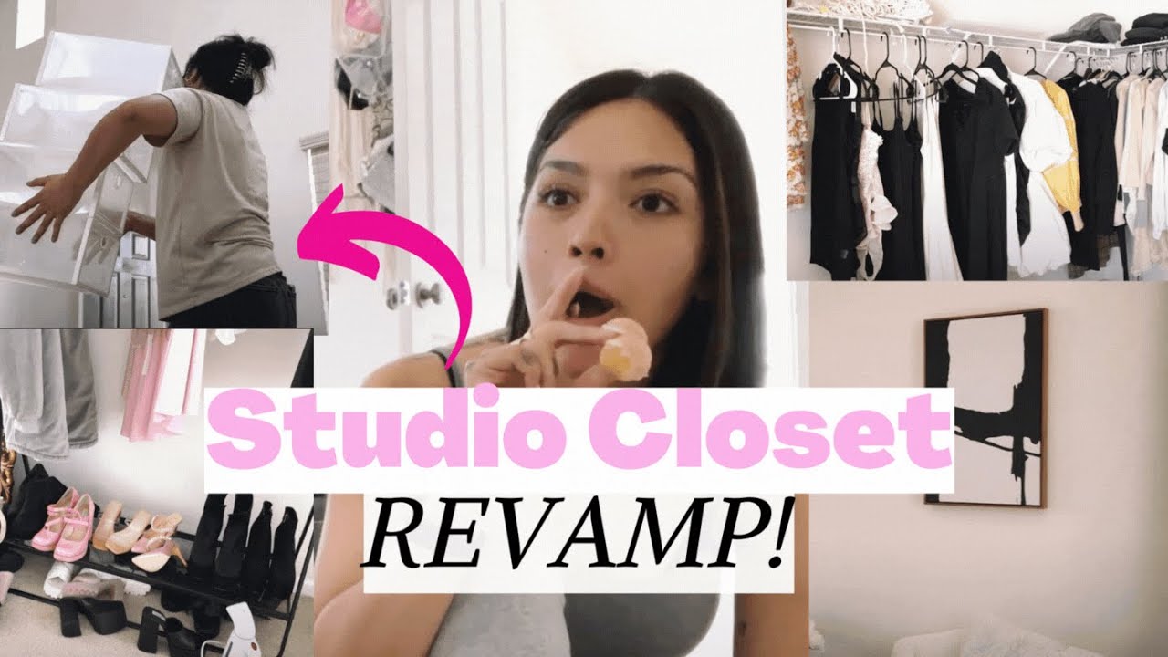 Decluttering & Organizing My Studio Closet! Organizing hacks, tips and ...