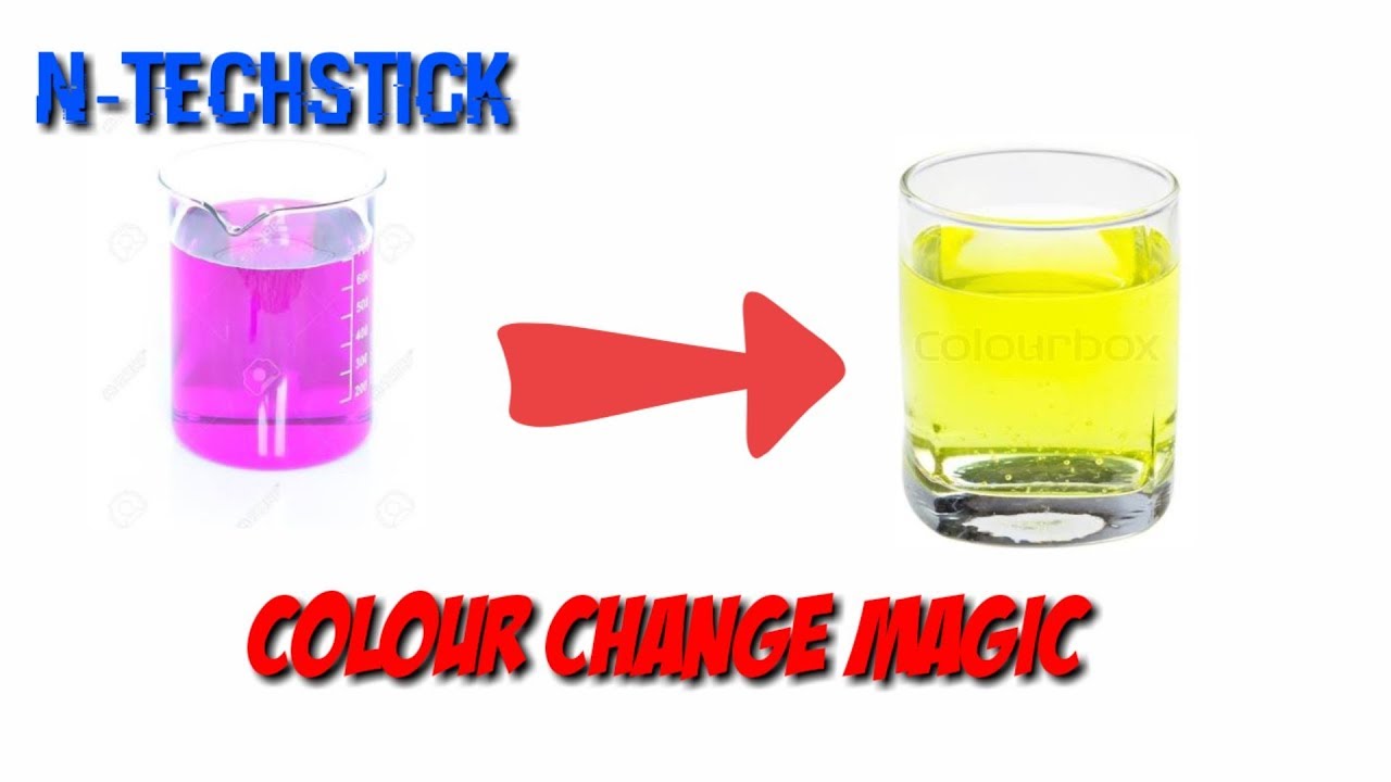 Water Colour change Magic -N-Techstick - YouTube