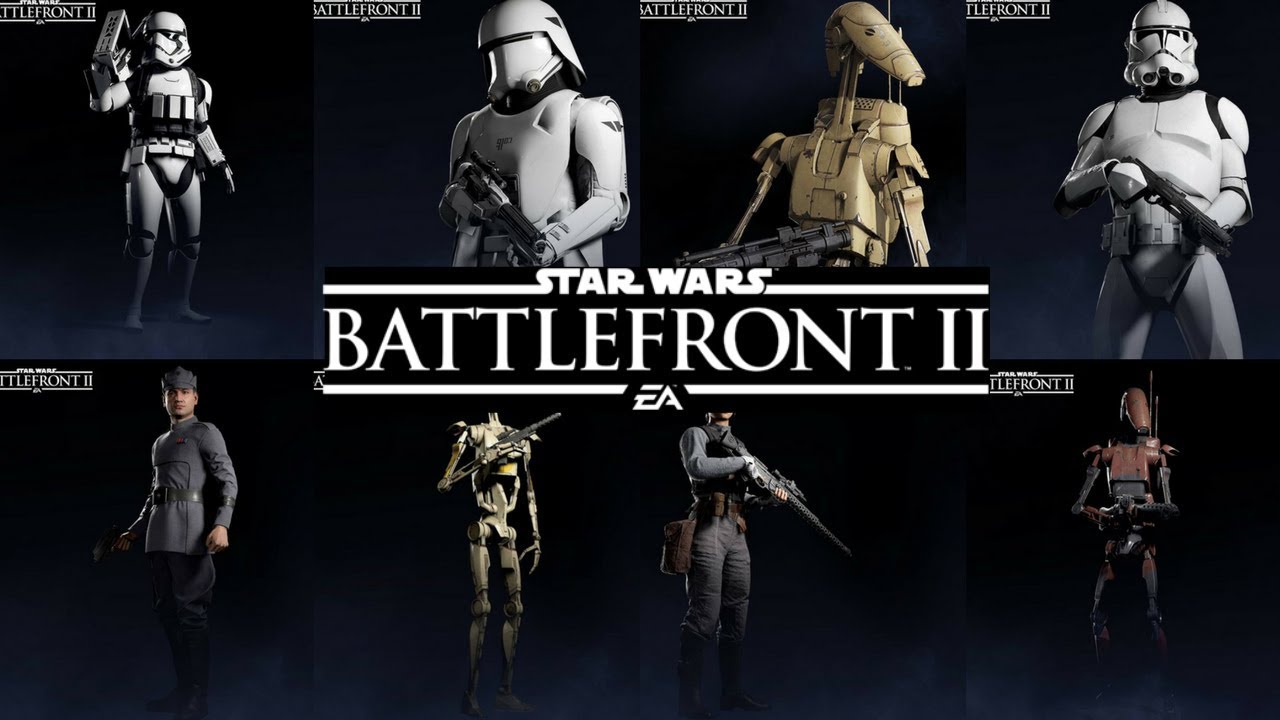 Star Wars - Battlefront 2 ( TROOPERS & CLASSES ) - YouTube