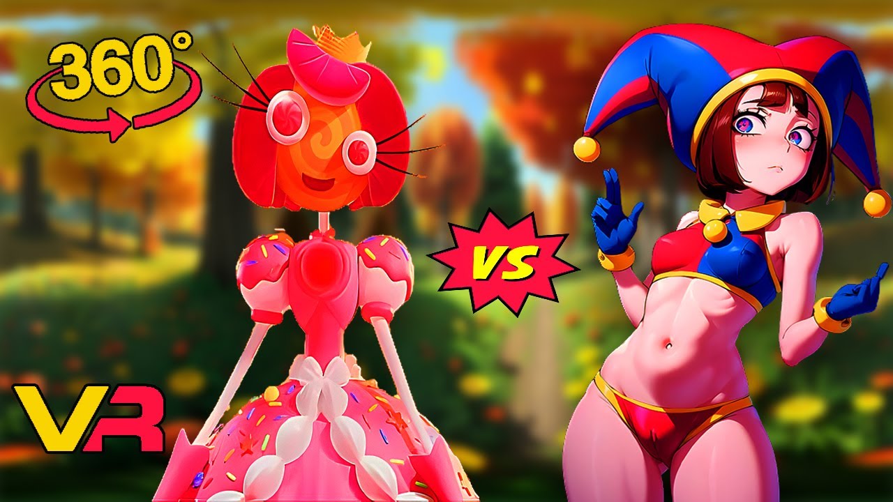 🔍 Find Pomni Sexy Girl&Candy face in 360° VR 🎪The Amazing Digital Circus 360° VR | Adventure VR ...