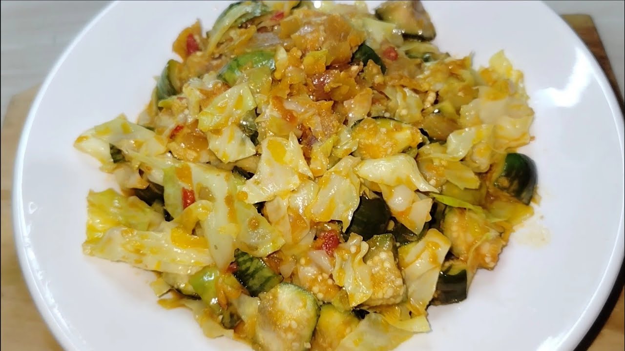 Masakan Rumahan Sederhana Tumis Kol Terong Bumbu Kuning Enaknya ...