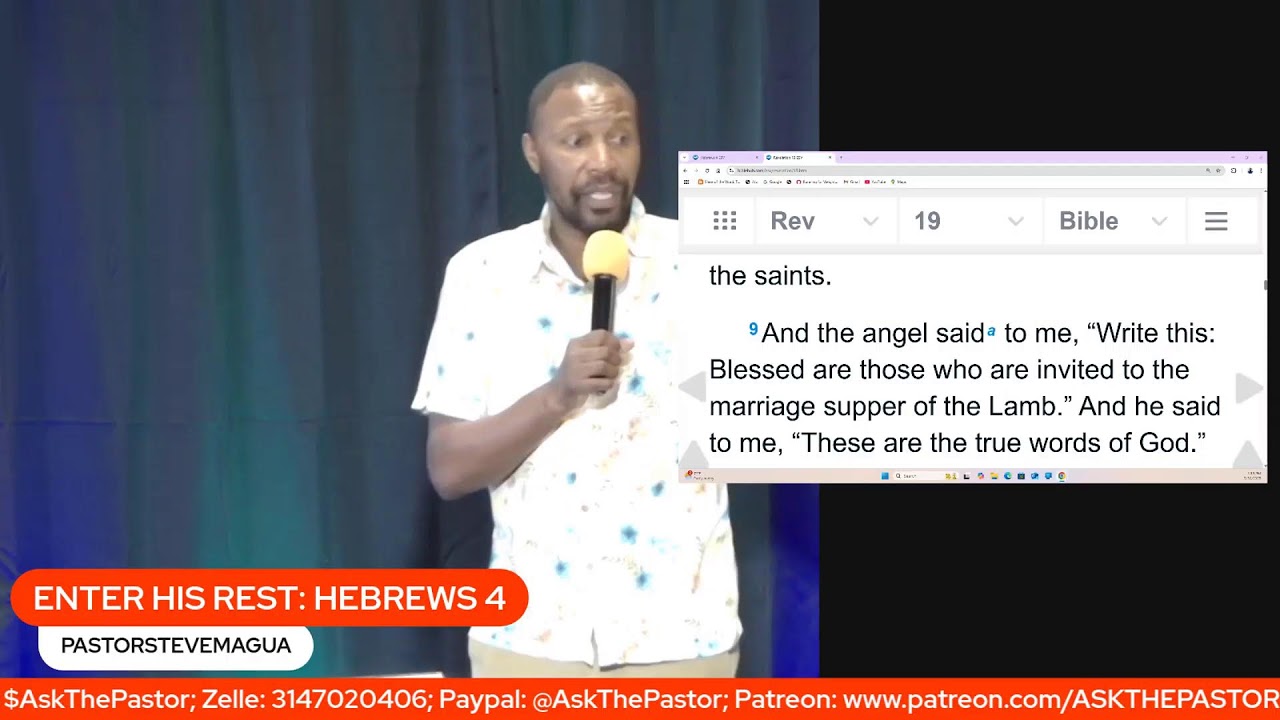 ENTER HIS REST- HEBREWS 4 - YouTube