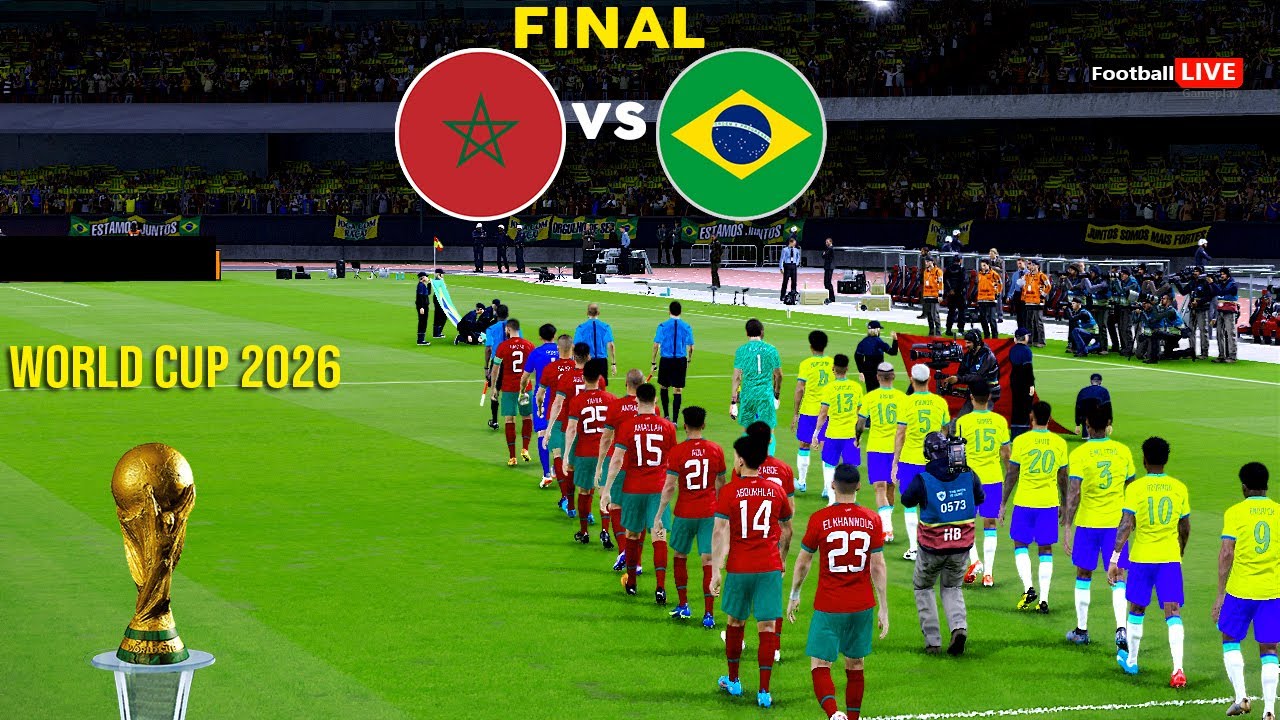 MOROCCO vs BRAZIL | Final FIFA World Cup 2026 USA | Full Match All ...