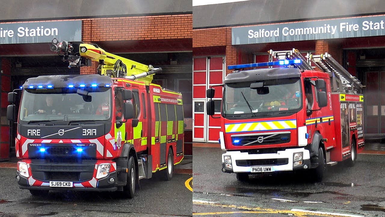 Salford's Emergency One Scorpian & Second Pump Turnout | Greater ...