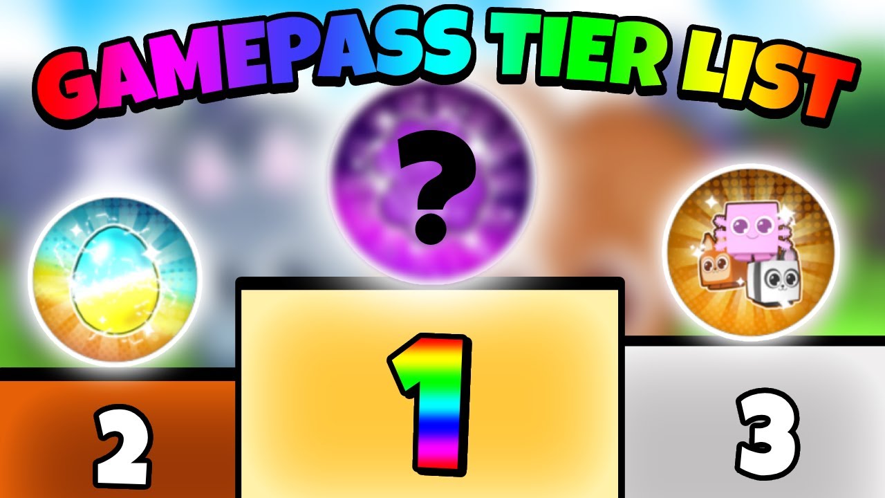 👑 *BEST* GAMEPASS TIER LIST IN TAPPING LEGENDS FINAL - YouTube
