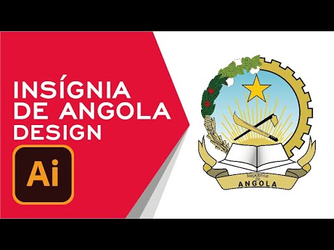 INSÍGNIA DE ANGOLA | Design — Adobe Illustrator - YouTube