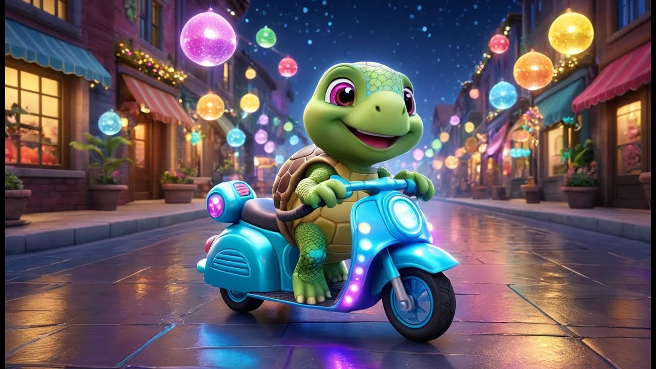 Twinkle Turtle's Magic Scooter | Fun Turtle Adventure Song for Kids ...