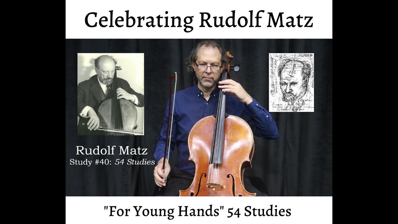 Study #40//"For Young Hands": 54 Short Studies for Cello by Rudolf Matz ...