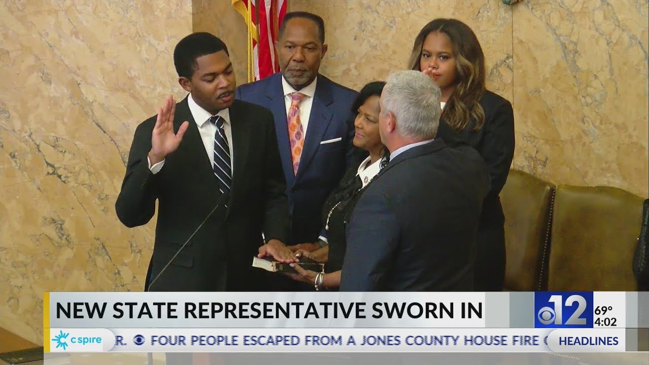 Justis Gibbs sworn in to represent District 72 - YouTube