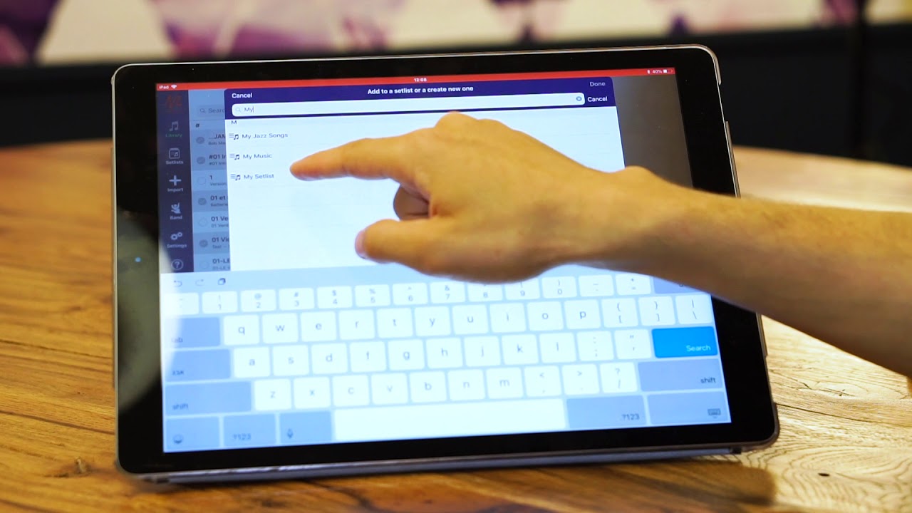 Newzik 4 Tutorial: How to create and manage setlist - YouTube