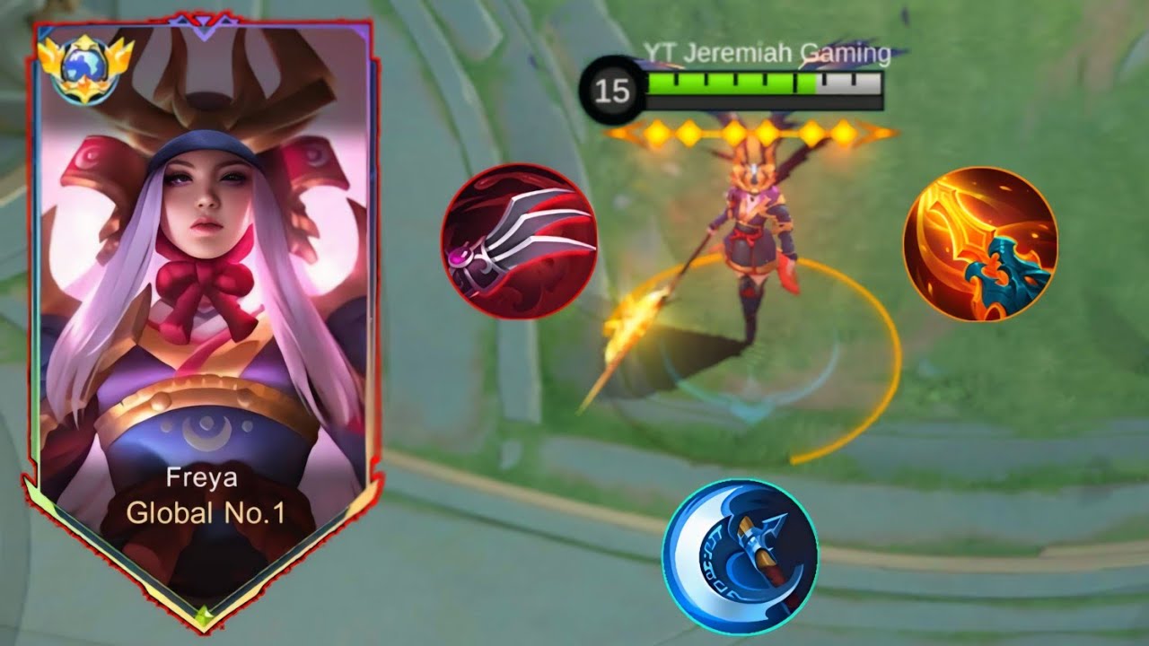 FREYA USING UNLI CRITICAL BUILD??! ( ENEMY REPORT ME ) FREYA BEST BUILD ...