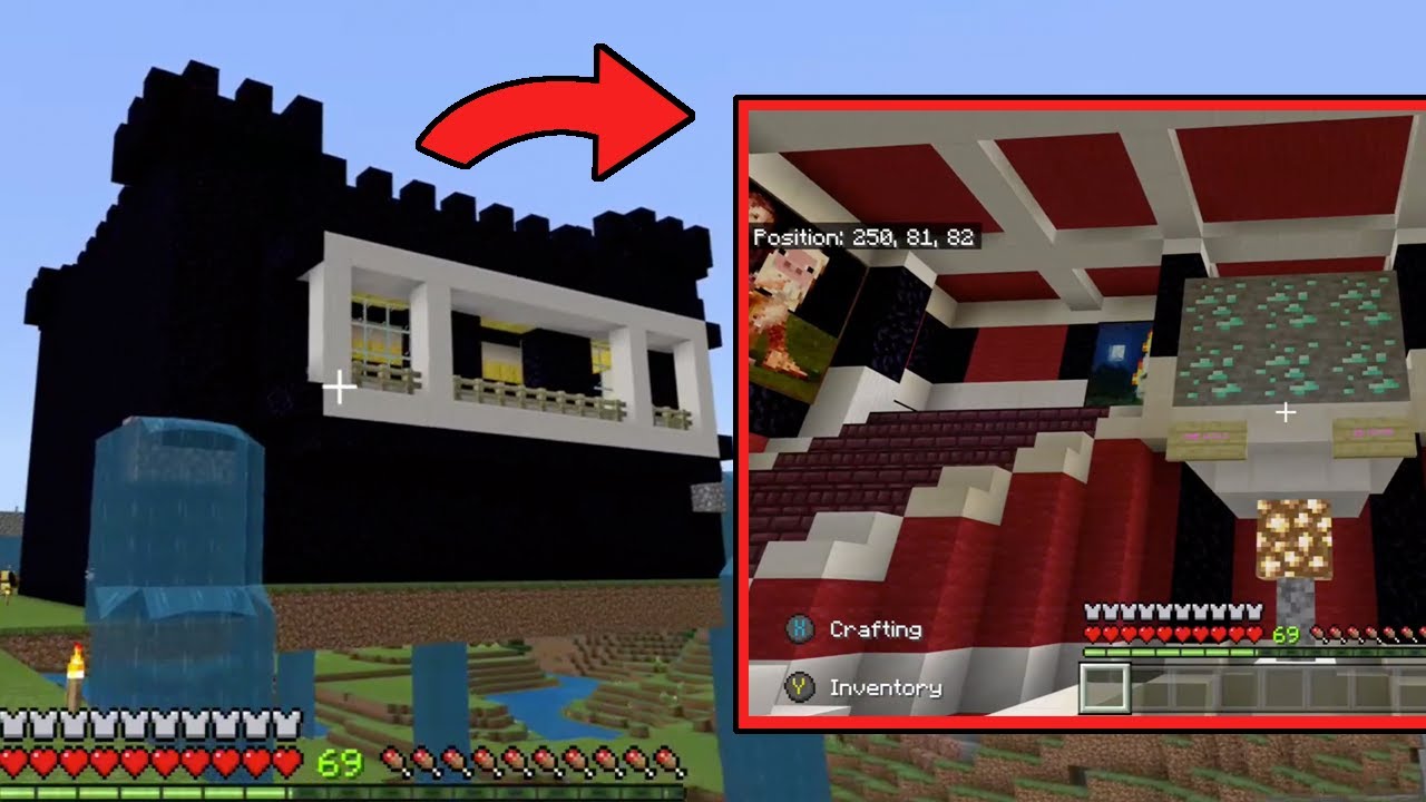 I made a Scarface castle in Minecraft survival - YouTube