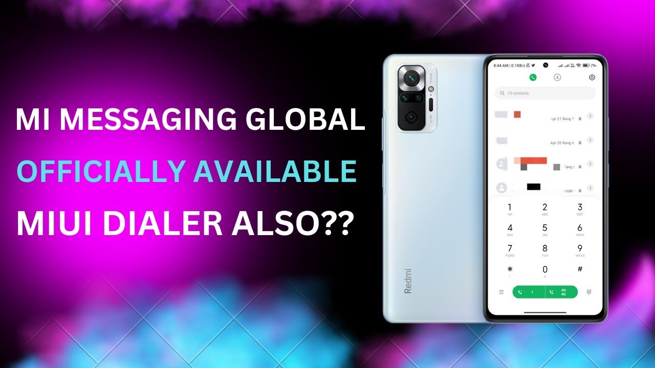 Finally, MIUI Dialer & MIUI Messaging in Global ROM | Mi Dialer in ...