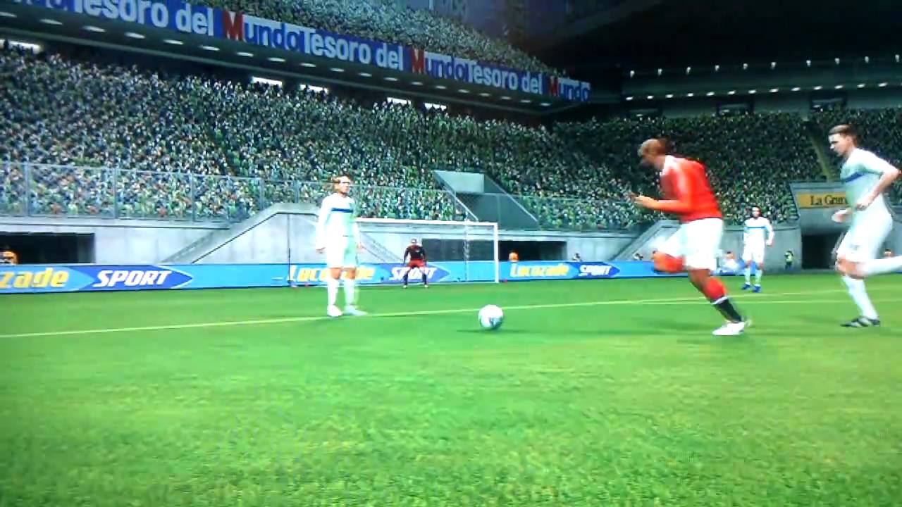 Ronaldo r9 goal pro evo 2011 - YouTube