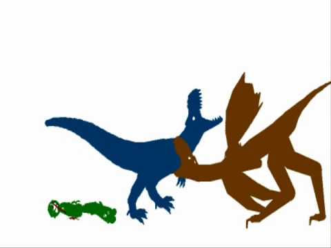 PsycoSpot Battles:Blue Theropod vs Suppa Alien - YouTube