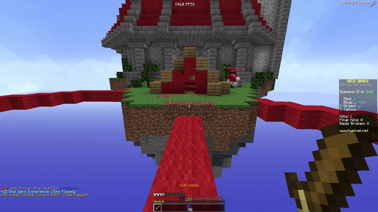 Hypixel minecraft Bedwars - YouTube