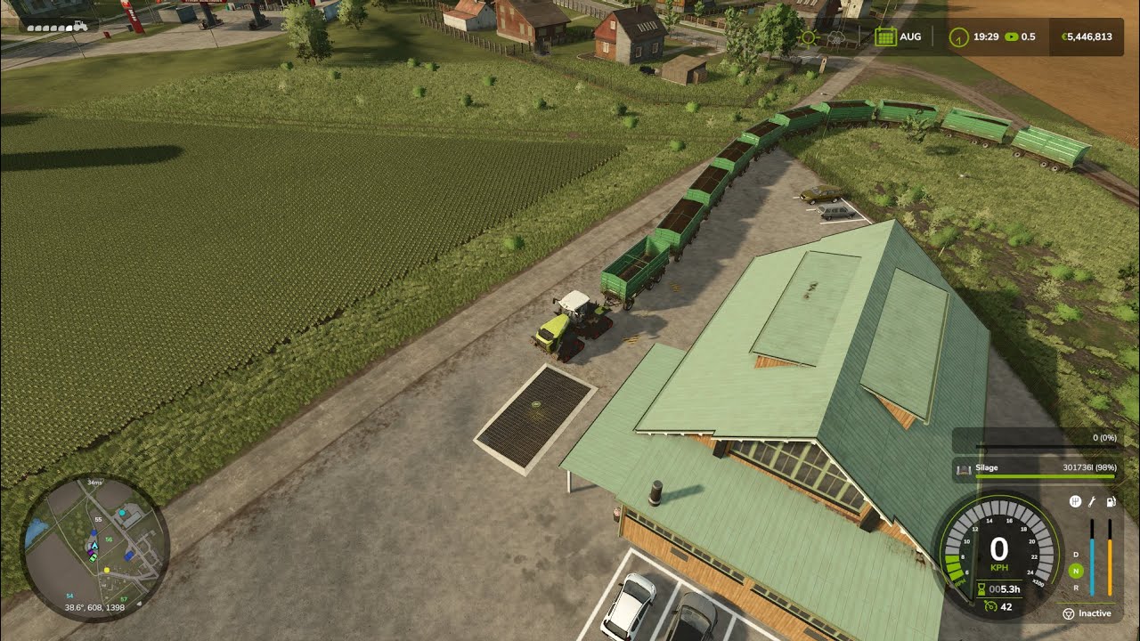 Clearing out Bunkers with a 330K litre roaadtrain - YouTube