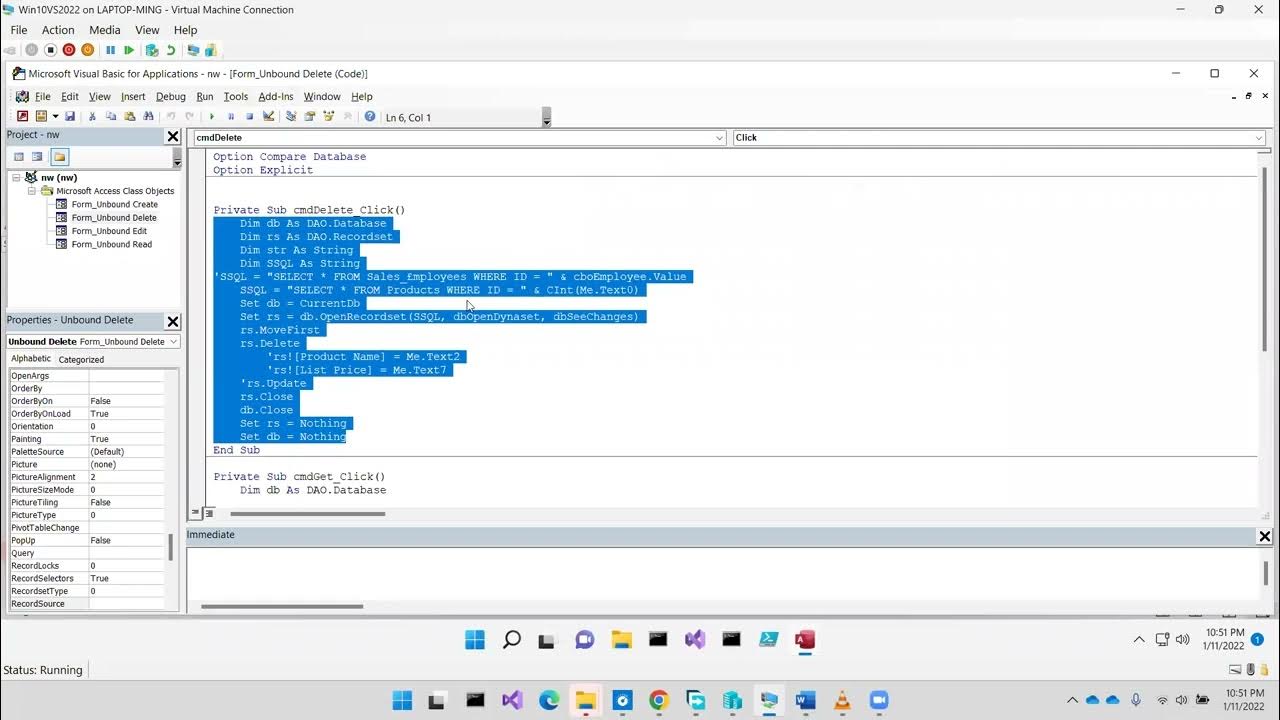 Microsoft Access VBA Delete Data In Table YouTube microsoft-access-vba-delete-data-in-table-youtube