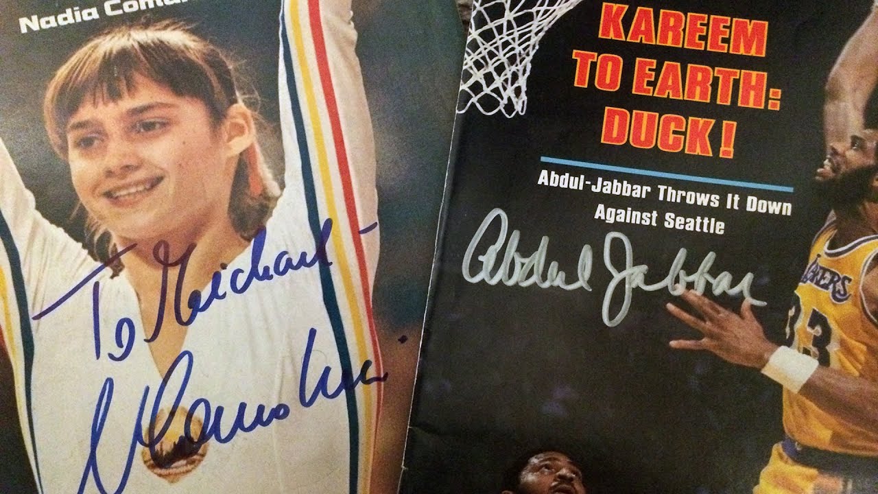 My Autographed Magazine Collection • Football, Basketball, and Olympic ...