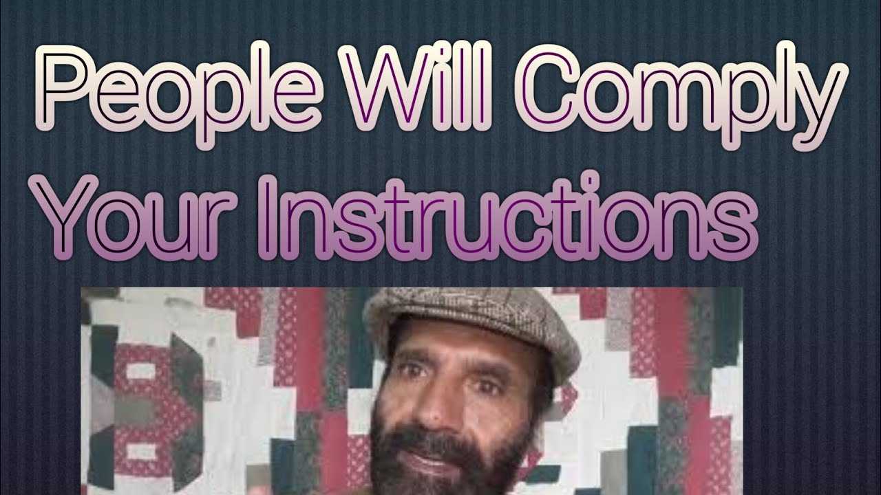 People Will Comply Your Instructions +923350700770 Abdul Khaliq Success ...