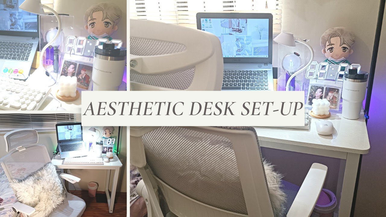 How to start BTS inspired study table set-up - YouTube
