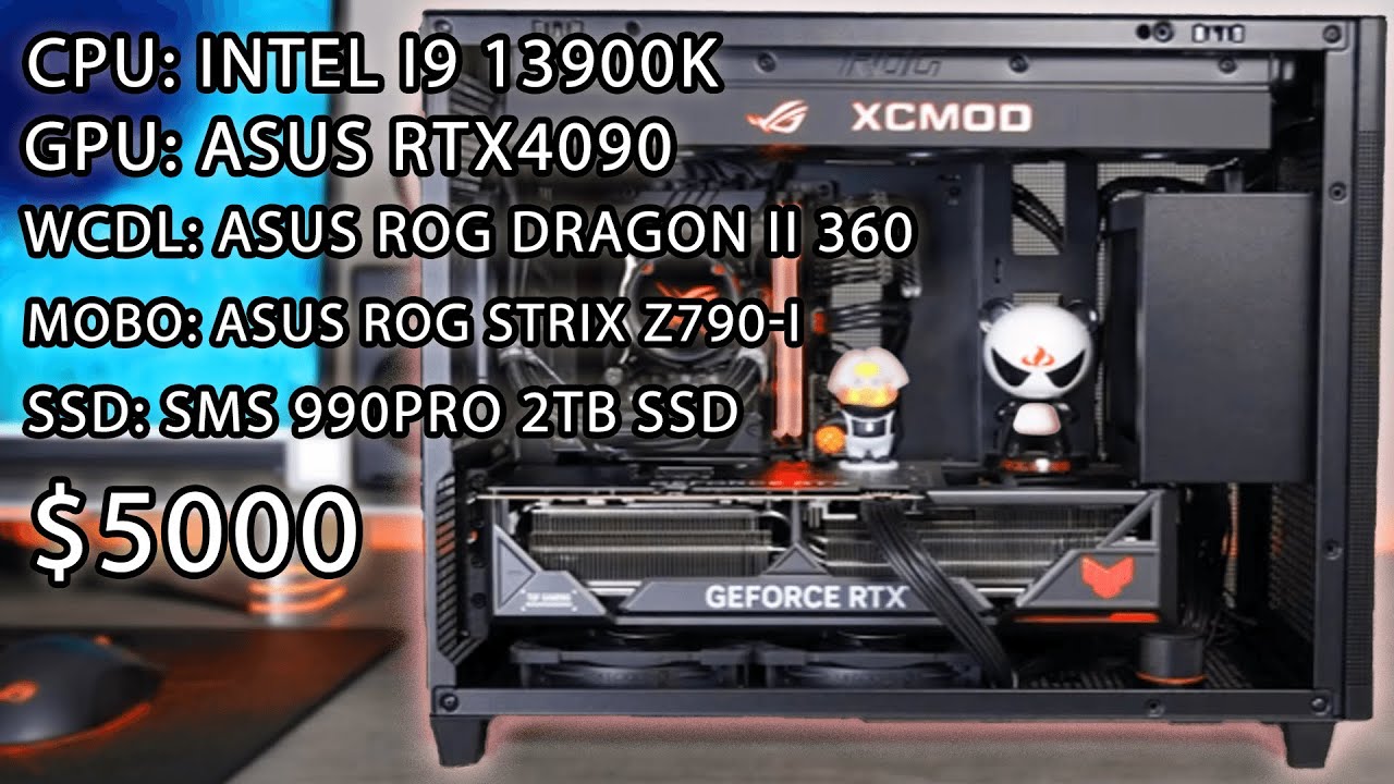 ASUS Family Bucket i9+4090 Integrated Water Cooling | Immersive ...