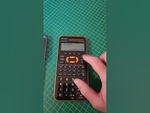 SHARP EL-W531XG SCIENTIFIC CALCULATOR - YouTube