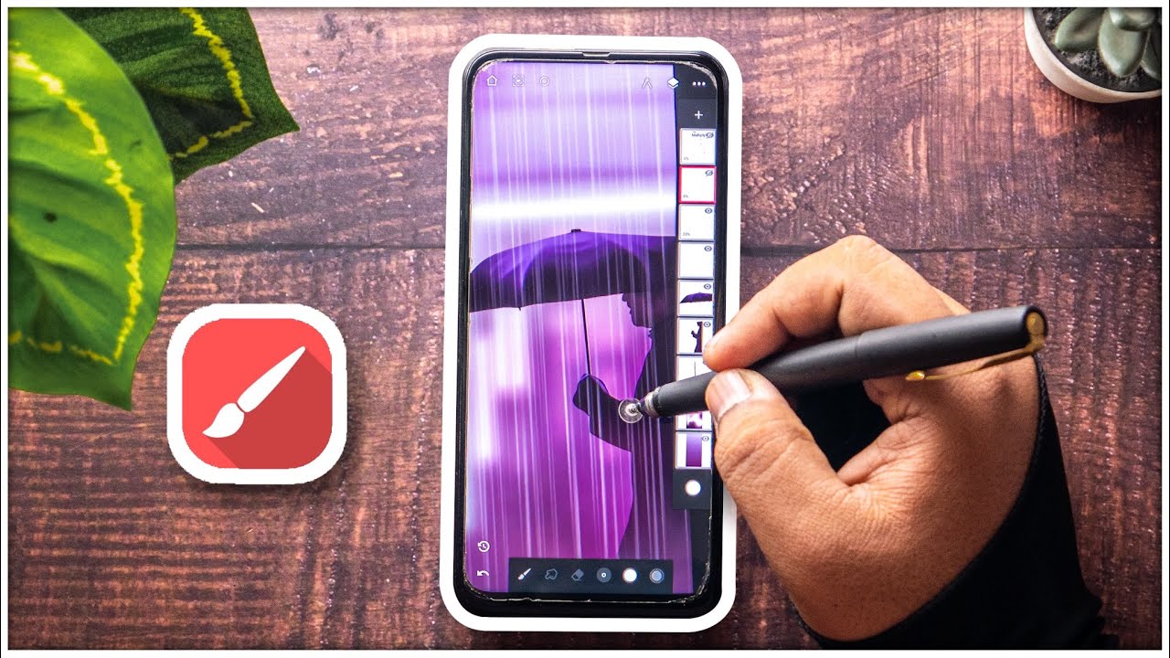 Infinite Painter Tutorial: Digital illustration in phone using Infinite ...