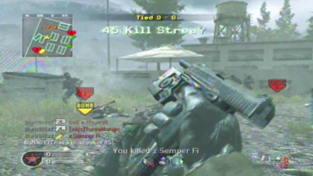 Call of Duty 4 - BuNNiiEzZ - First CoD4 Nuke?!?!? 56 kill streak ...