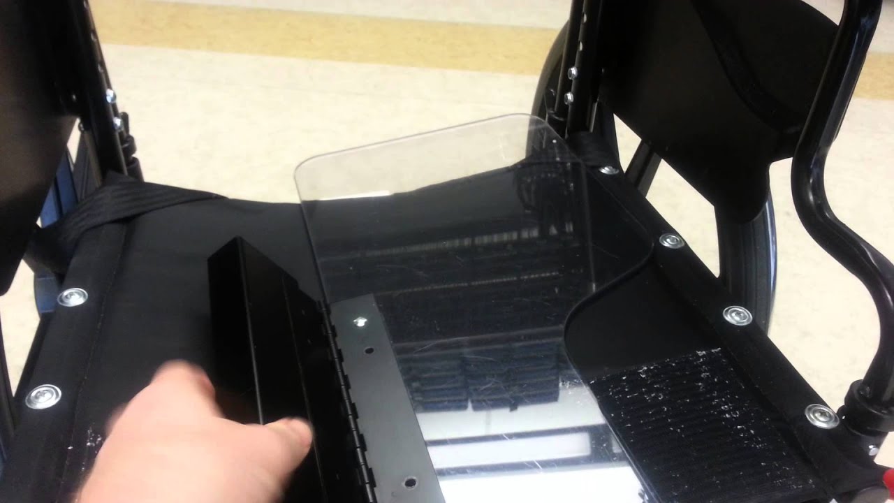 Comfort Arm Trough adapted for slide on mounting - YouTube