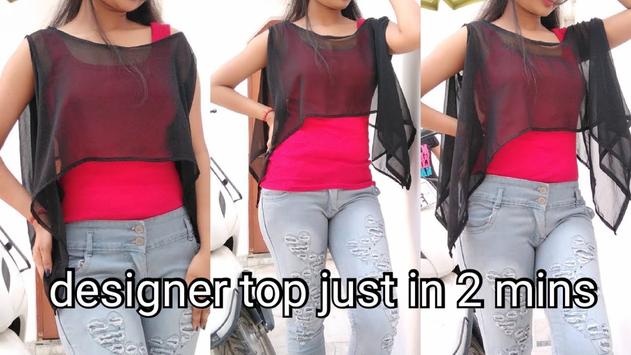 top cutting and stitching /cape top cutting and stitching /crop top ...