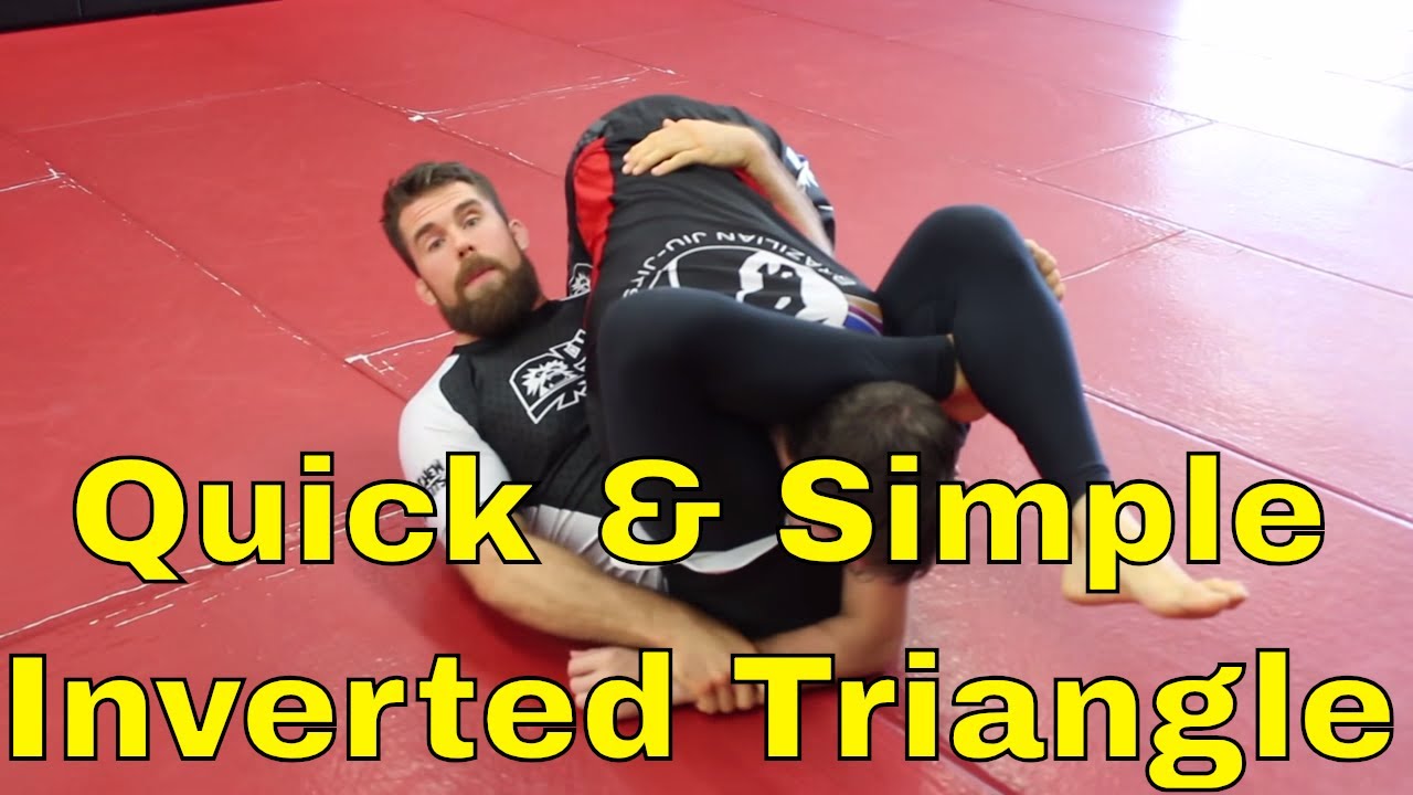 Inverted Triangle Choke Setup against The Over Under Guard Pass - YouTube