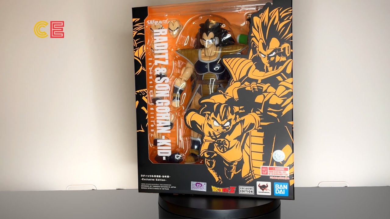 UNBOXING - Raditz & Kid Gohan (Exclusive Edition) - SH Figuarts - YouTube