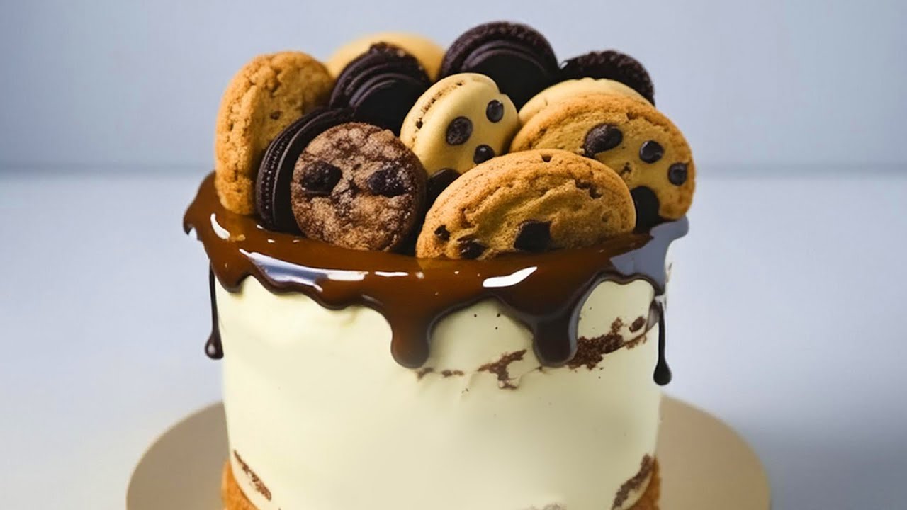 Oreo Cookie Chocolate Cake | Cookies Cake Topper | Nyam Nyam - YouTube