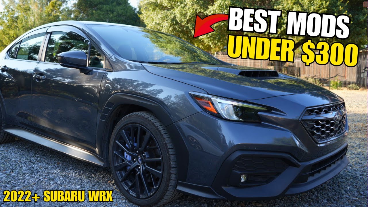 BEST MODS UNDER $300 for the 2022+ Subaru WRX! - YouTube