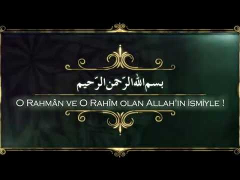 Bismillah Besmele i şerif  Fatih Çollak Hoca (19 kere tekrar)