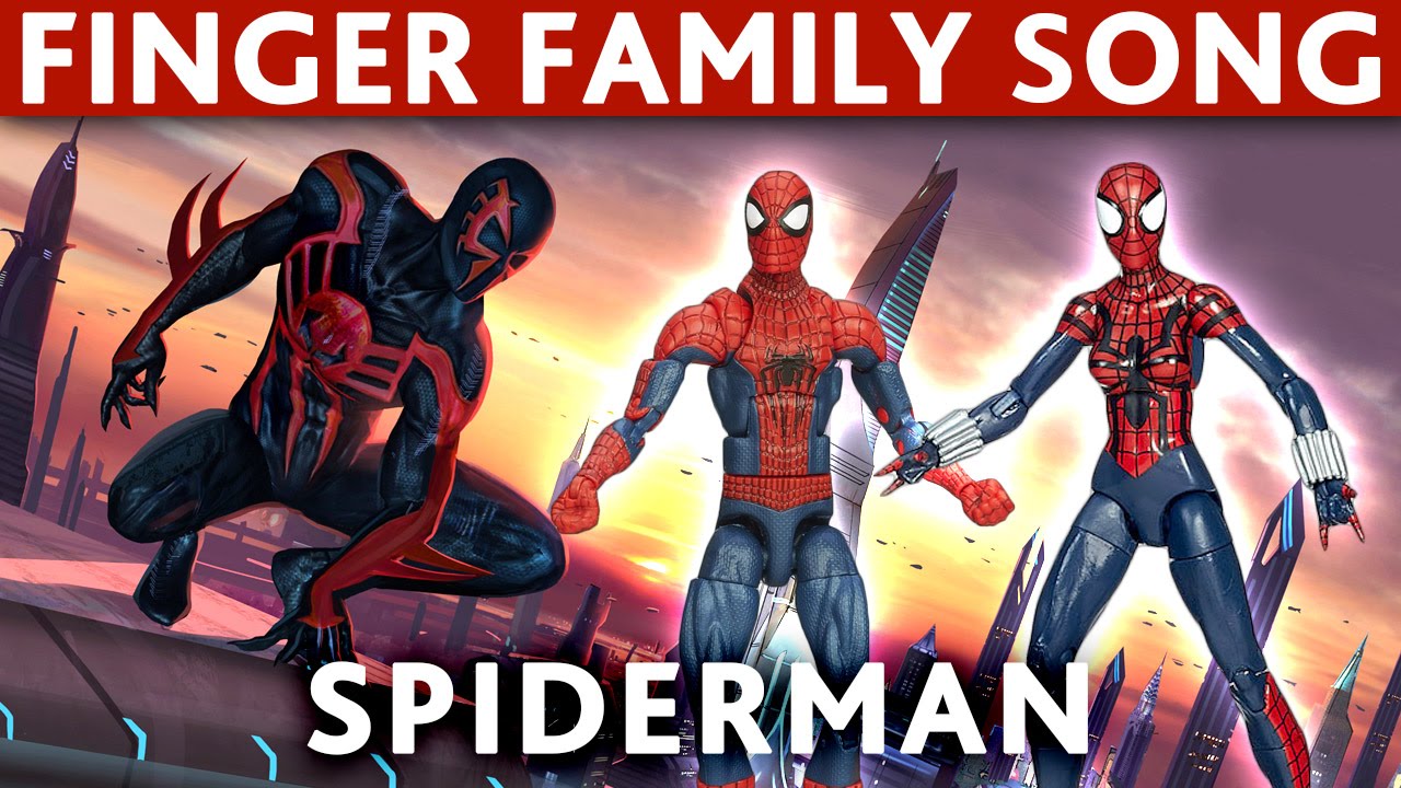 DADDY FINGER SONG Spiderman - Father Finger Spiderman - Finger Family ...