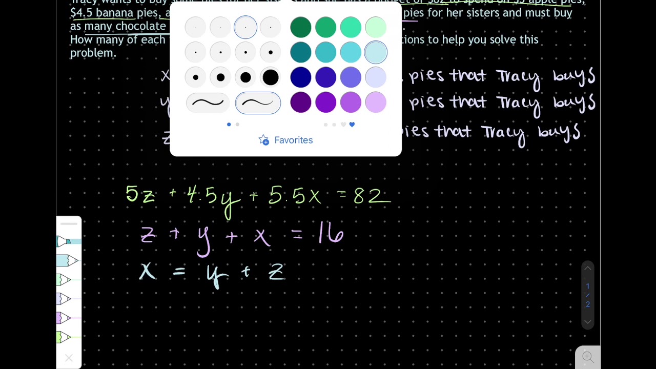 3x3 System Of Equations Word Problem Example YouTube 3x3-system-of-equations-word-problem-example-youtube