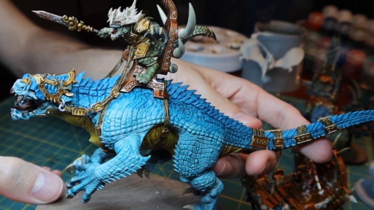 Warhammer n Chill: More Old Blood On Carnosaur Painting - YouTube