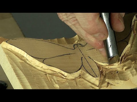 How to Carve Butterflies and Moths - 2 Background - YouTube
