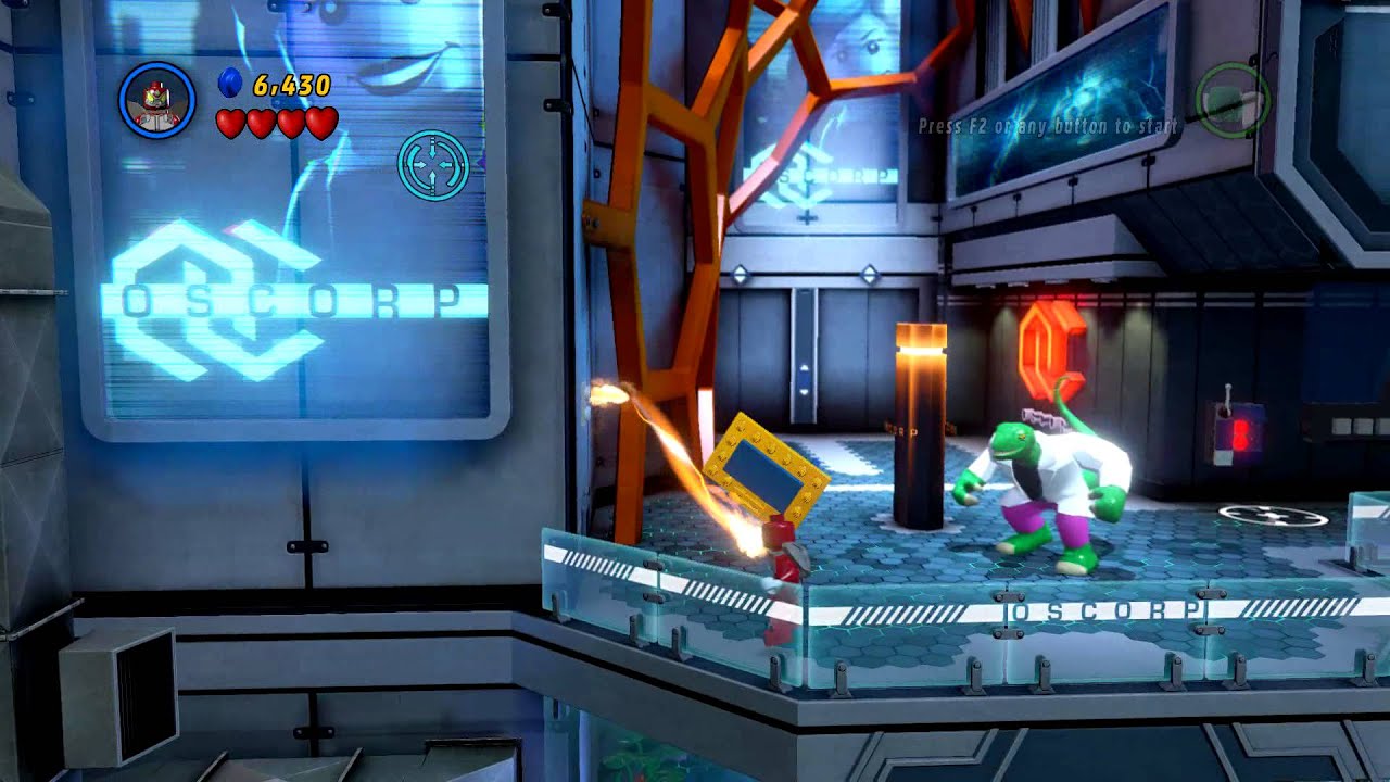 LEGO MARVEL Super Heroes - Lizard Kills Beetle (1080p) - YouTube