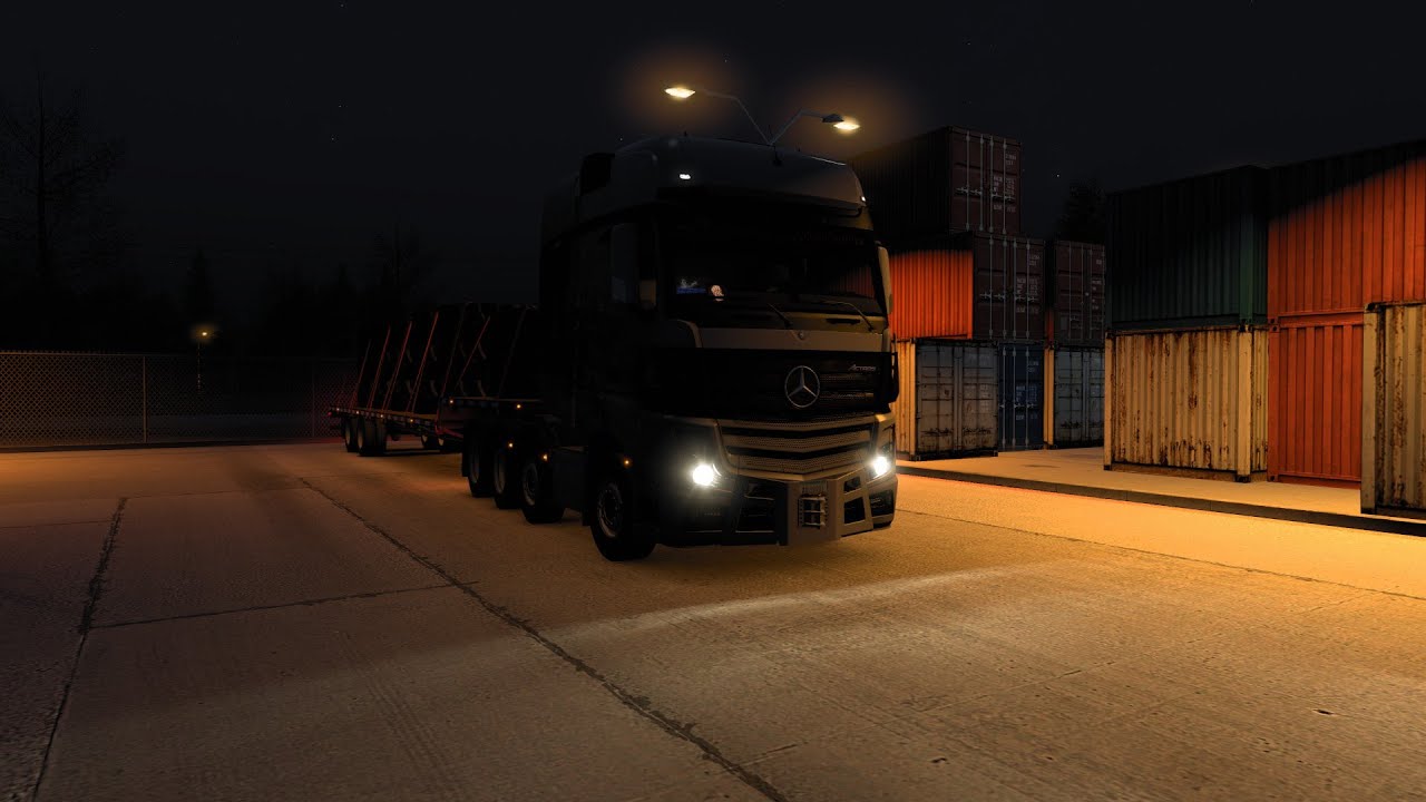 OMFG this Game is beautiful +Mercedes benz Actros.FLAGSTAFF-SANTACRUZ ...