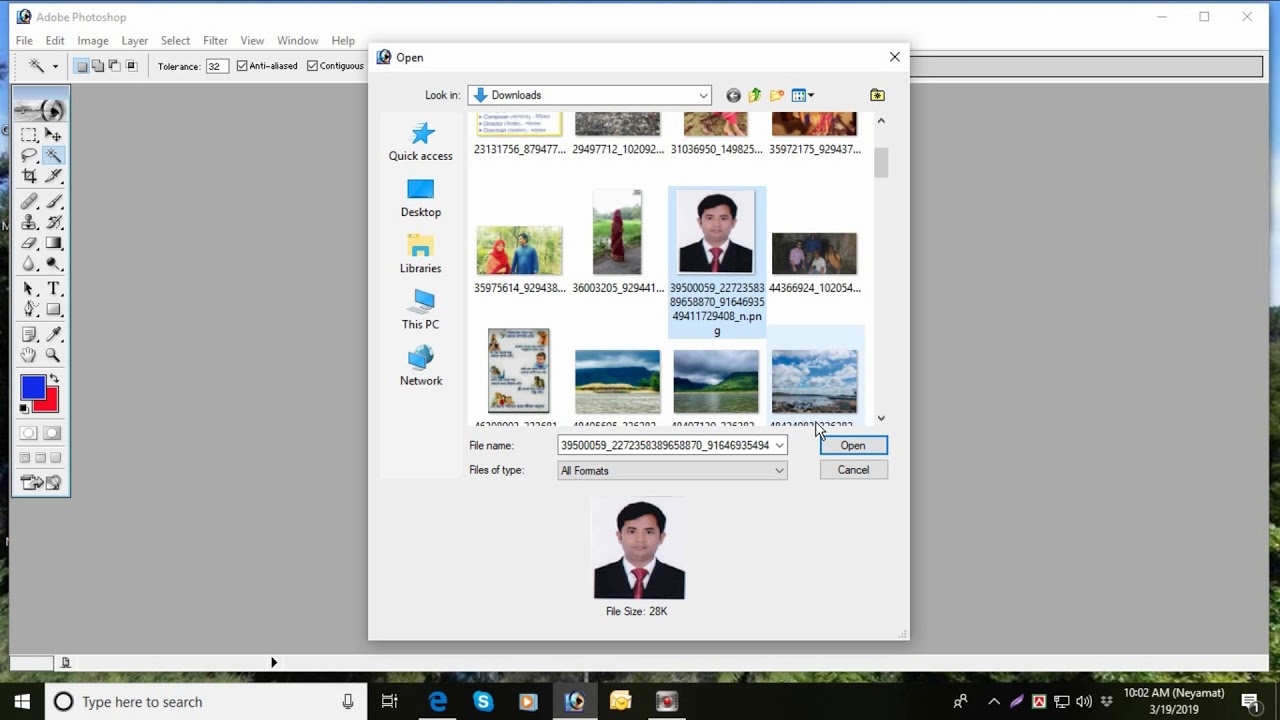 how to change background color of passport size photo? - YouTube