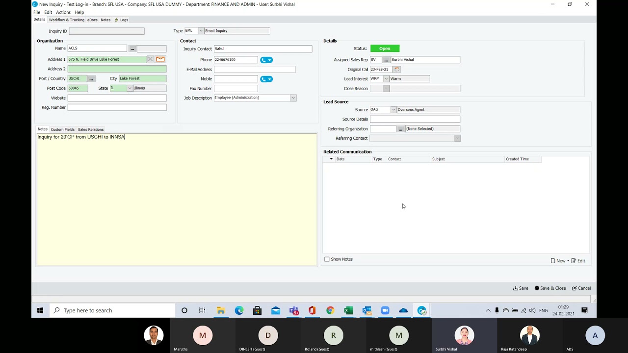 CRM Implementation CW1 ( Cargowise One) - YouTube